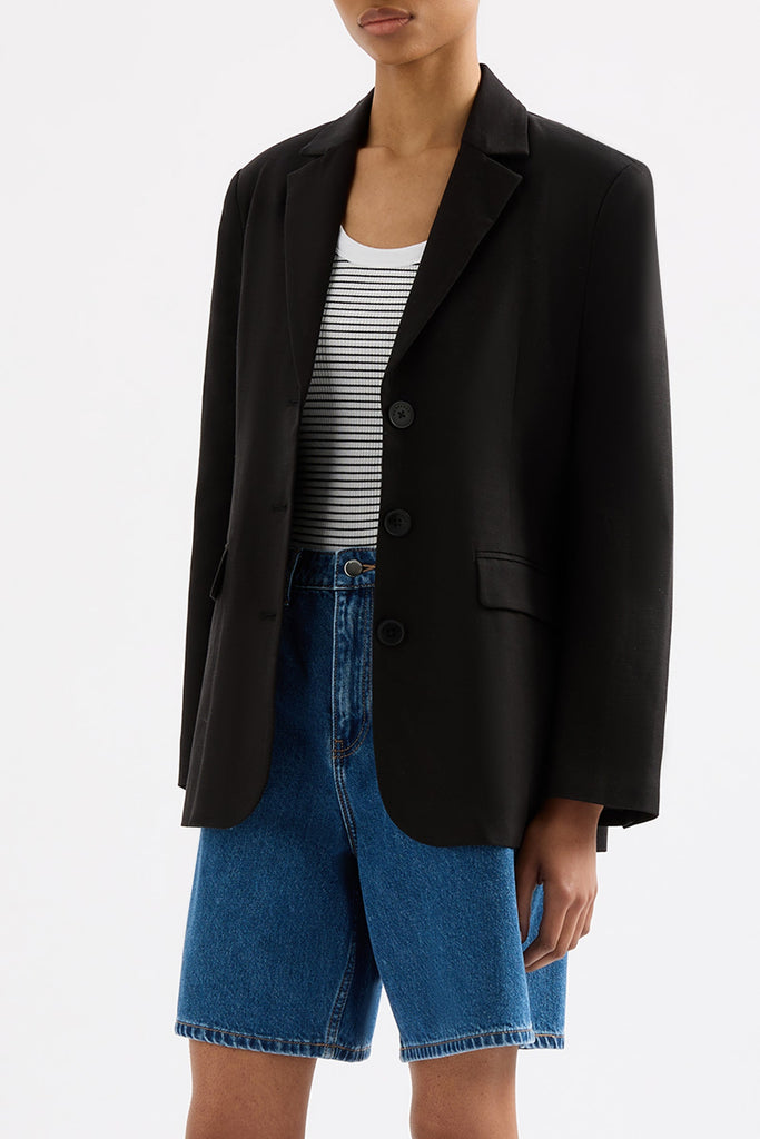 Shop Tait Blazer in Black | Nude Lucy
