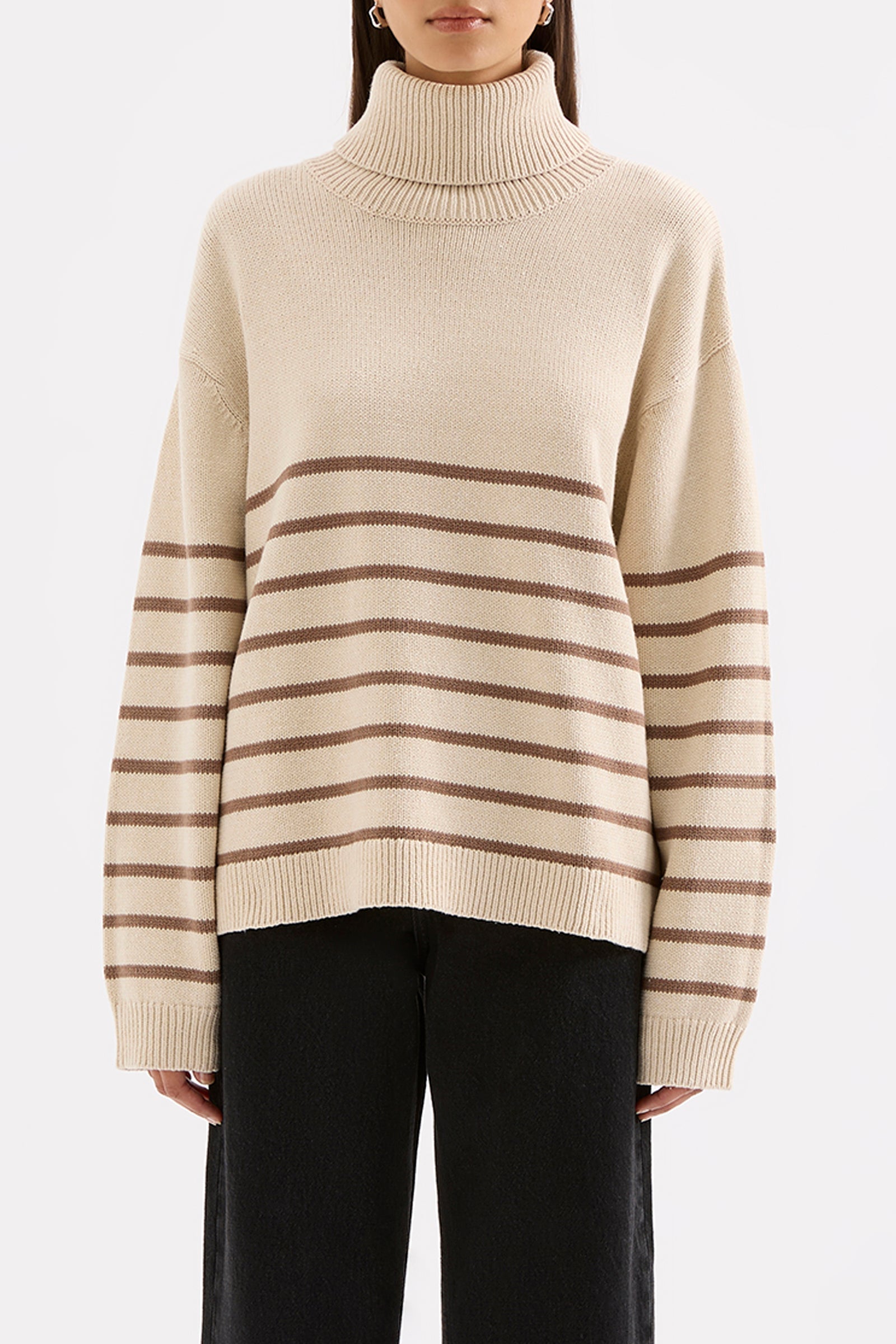 Shop Venus Turtleneck Knit | Nude Lucy